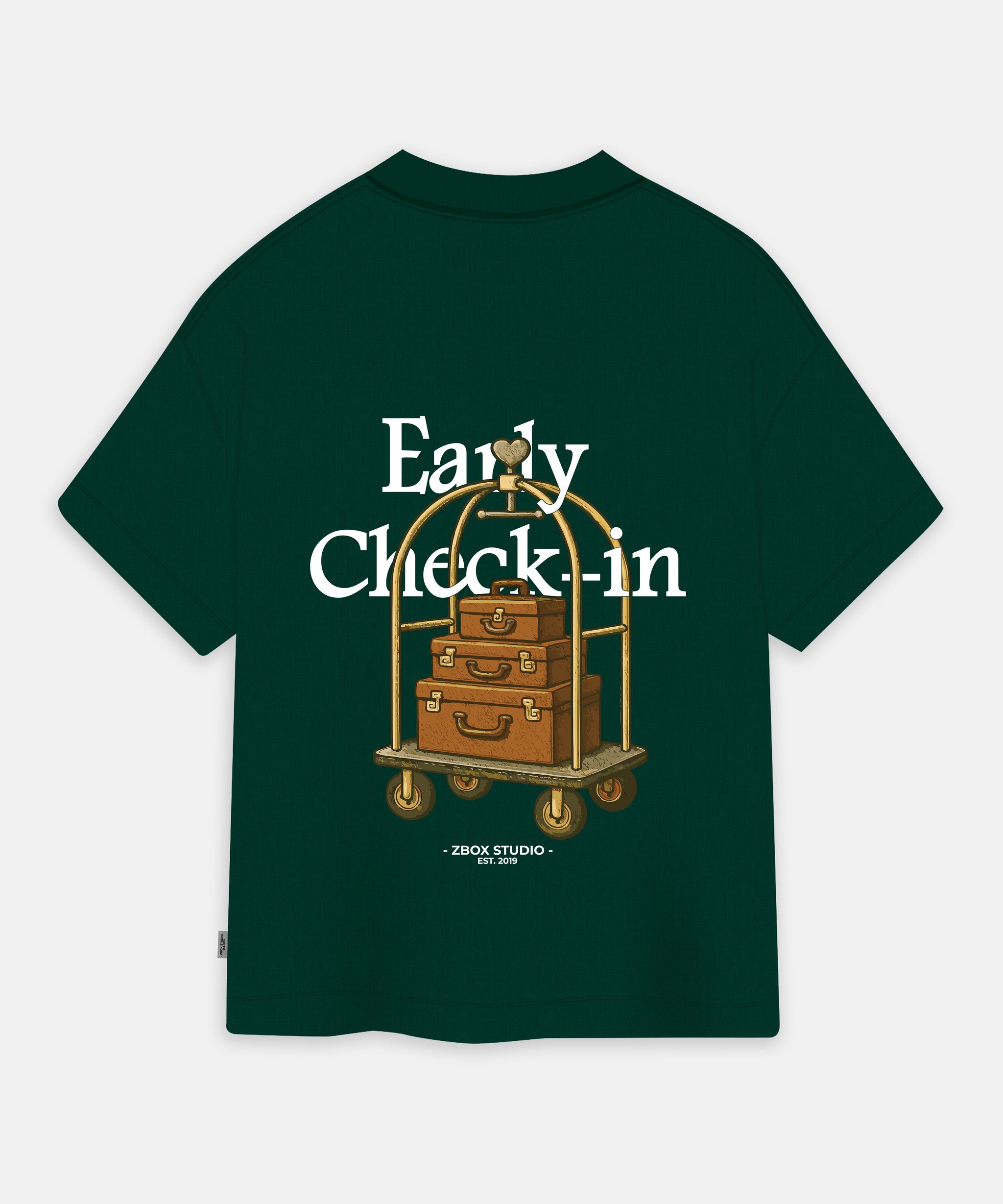 Early Check-in Oversized T-Shirt | Zbox Studio